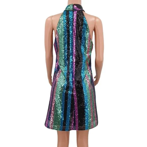 Badgley Mischka | Dresses | Belle Badgley Mischka Heather Halter Dress ...